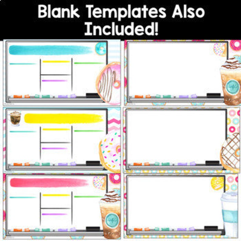 Daily Schedule Template Daily Agenda Google Slides DONUTS & COFFEE ...