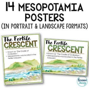 Mesopotamia Posters | Mesopotamia Timeline | Ancient Mesopotamia Map ...