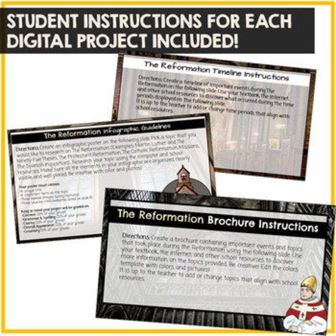The Reformation Google Classroom Projects | Google Slides Timeline ...