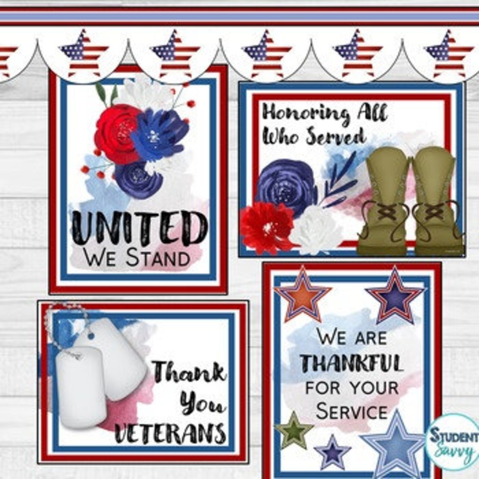 Veterans Day Bulletin Board & Posters Veterans Day Classroom Decor - Etsy