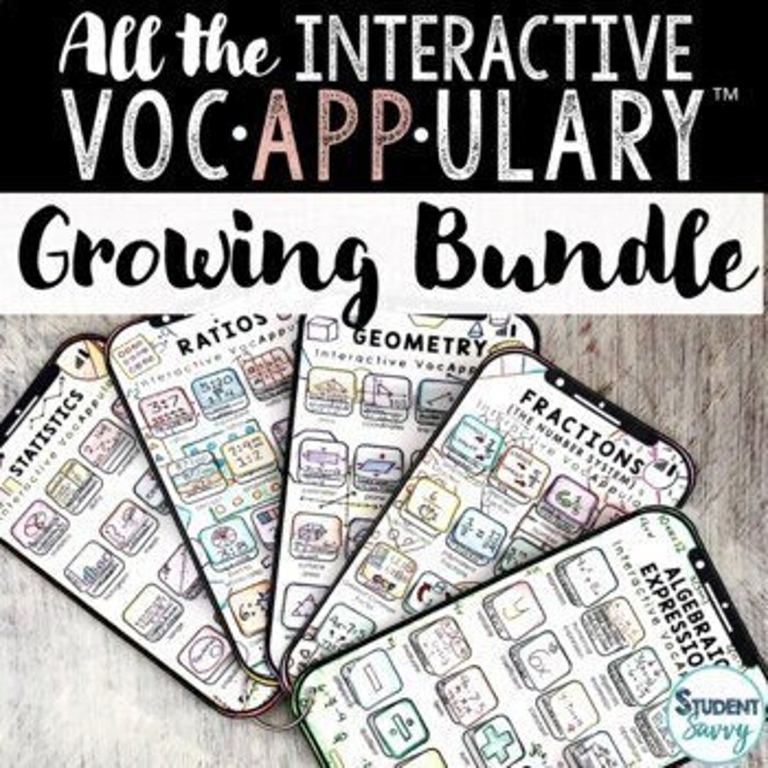 Interactive Vocappulary™ - Vocabulary Activities Bundle (growing) - Etsy