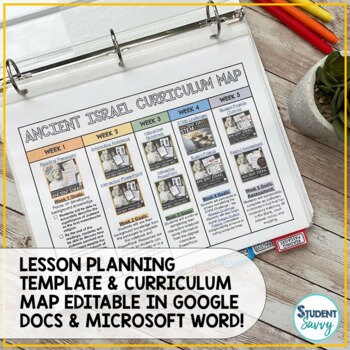 Ancient Israel Lesson Plans Templates Editable Google Docs Curriculum ...