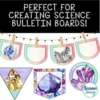 Rocks and Minerals Banners Printable | Elementary Classroom Decor ...