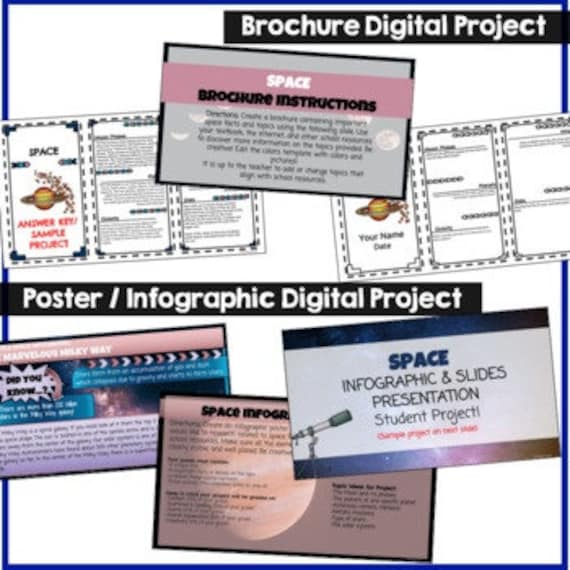 Solar System Projects Brochure Student