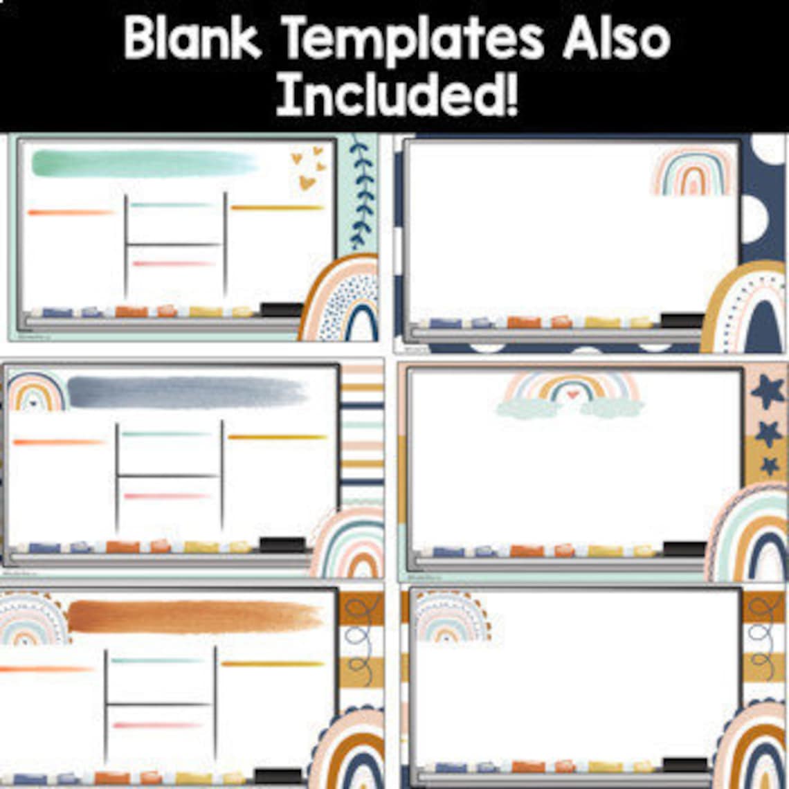 Daily Schedule Template Editable Agenda Slides Back to School Digital ...