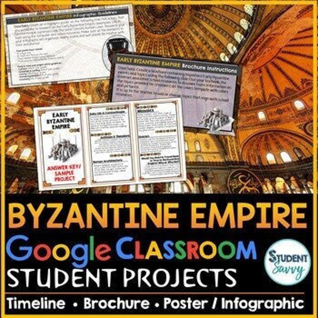 Early Byzantine Google Classroom Projects | Poster Byzantine Timeline ...