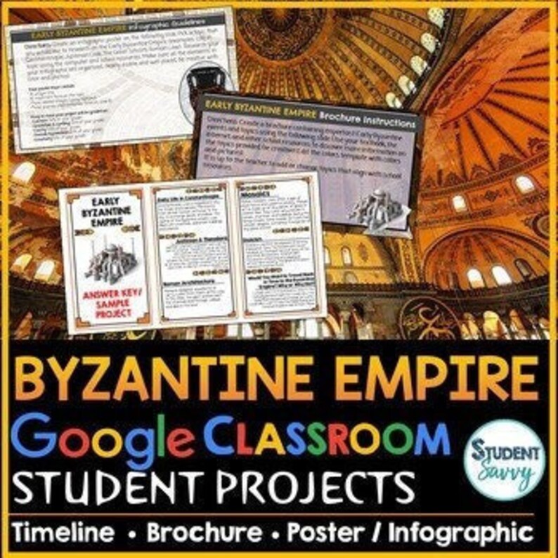 Early Byzantine Google Classroom Projects | Poster Byzantine Timeline ...