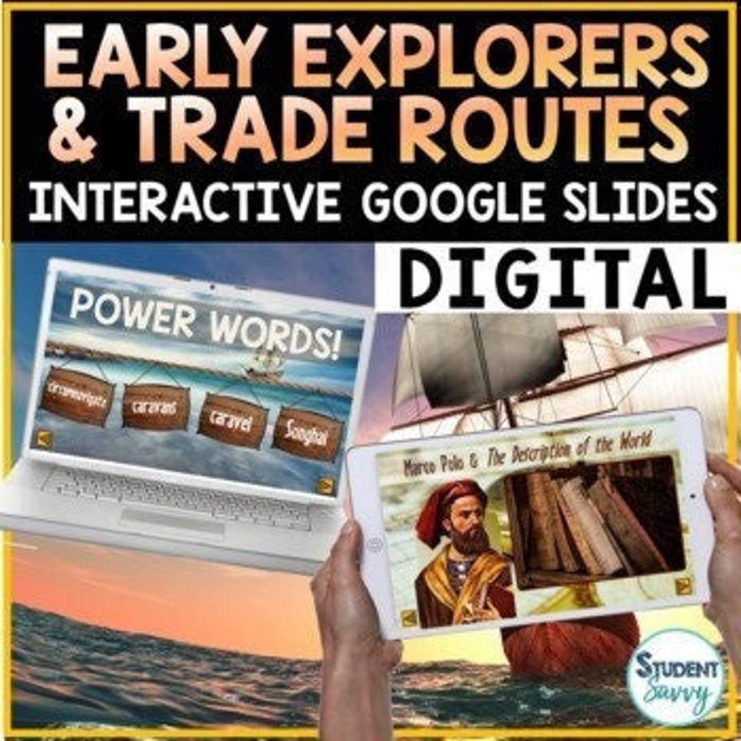 Age of Exploration Google Classroom | European Explorers Google Slides ...