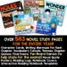 5th Grade Novel Studies Bundle - Wonder Holes Number the Stars - Etsy