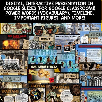 Ancient Greece Google Classroom Distance Learning | Greece Google ...