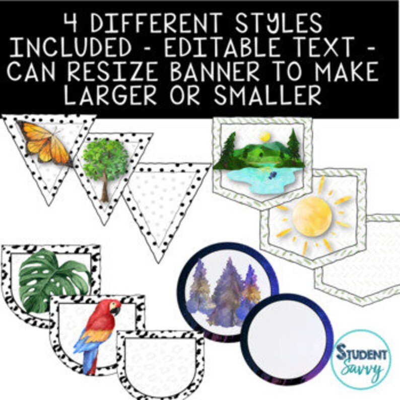 Ecosystems Banners Printable Ecosystems Science Classroom Decor ...