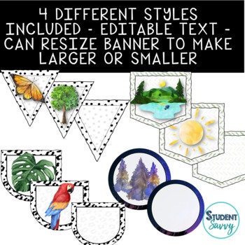 Ecosystems Banners Printable Ecosystems Science Classroom Decor ...