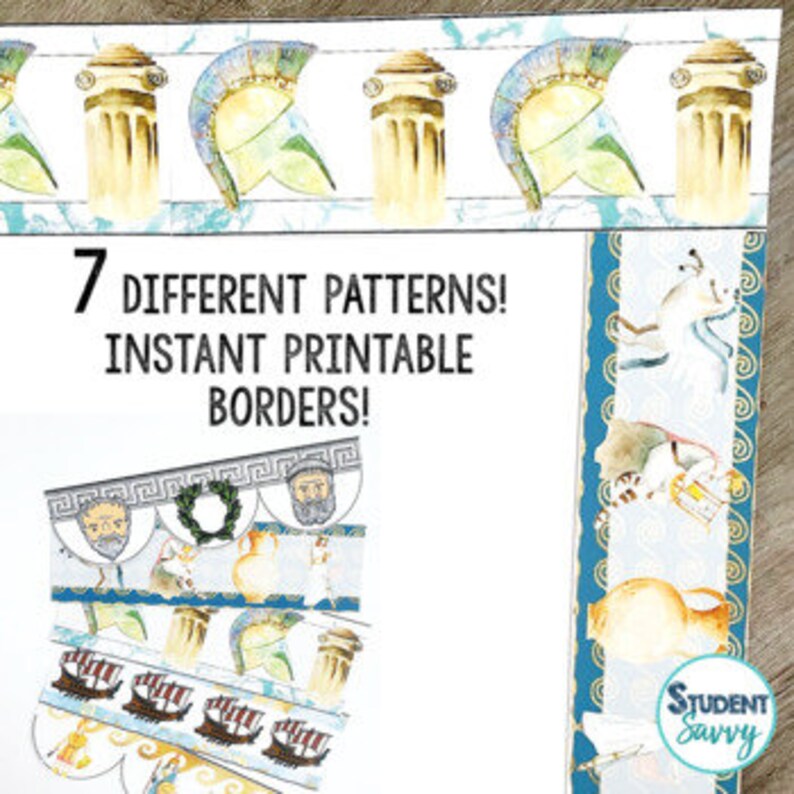 Ancient Greece Bulletin Board Kit | Greece Posters | Borders | Banners ...