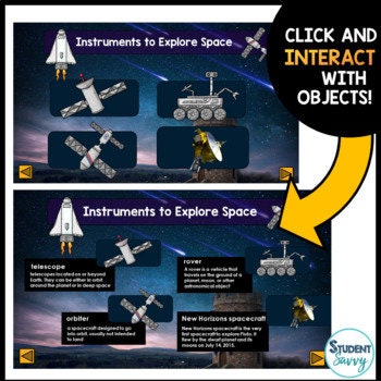 Space Powerpoint and Google Slides - Interactive Astronomy Earth ...