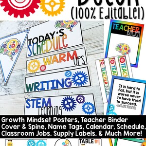 STEM Classroom Decor - Etsy