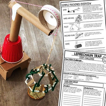 St. Patrick's Day STEM Challenges March STEAM Projects Activity ...