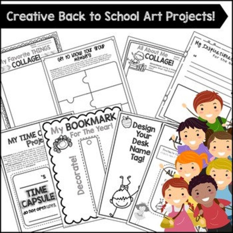 Beginning of the Year Activities - Creative Writing & Art Collection - Etsy