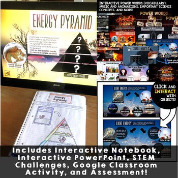 Energy Activities Bundle | Forms Kinetic and Potential Energy Transfer ...