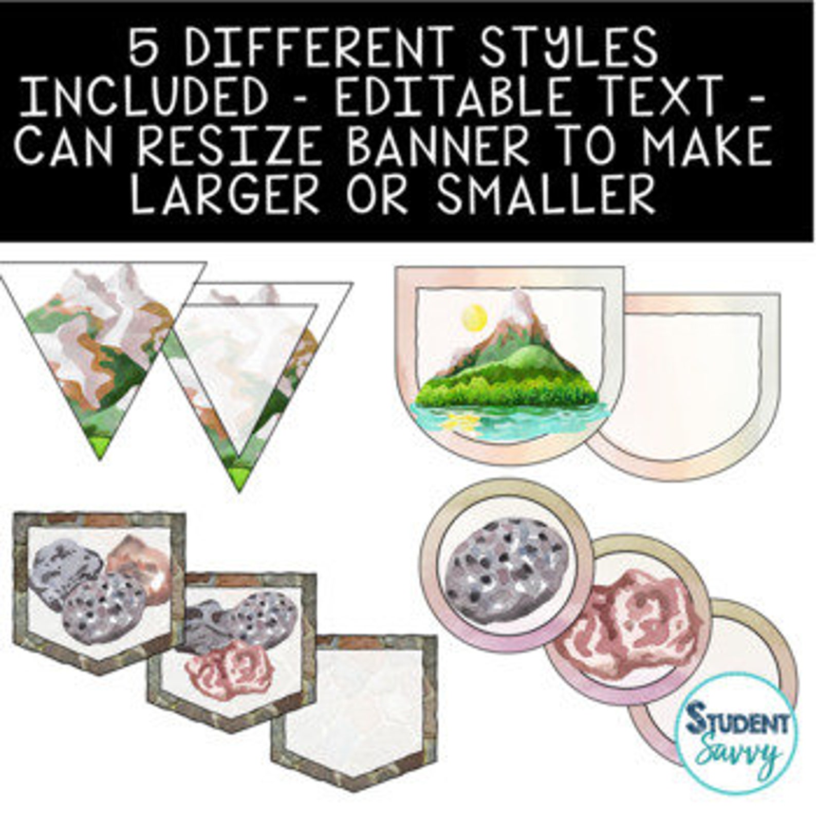 Rock Cycle Bulletin Board Kit | Rock Cycle Posters | Borders | Banners ...