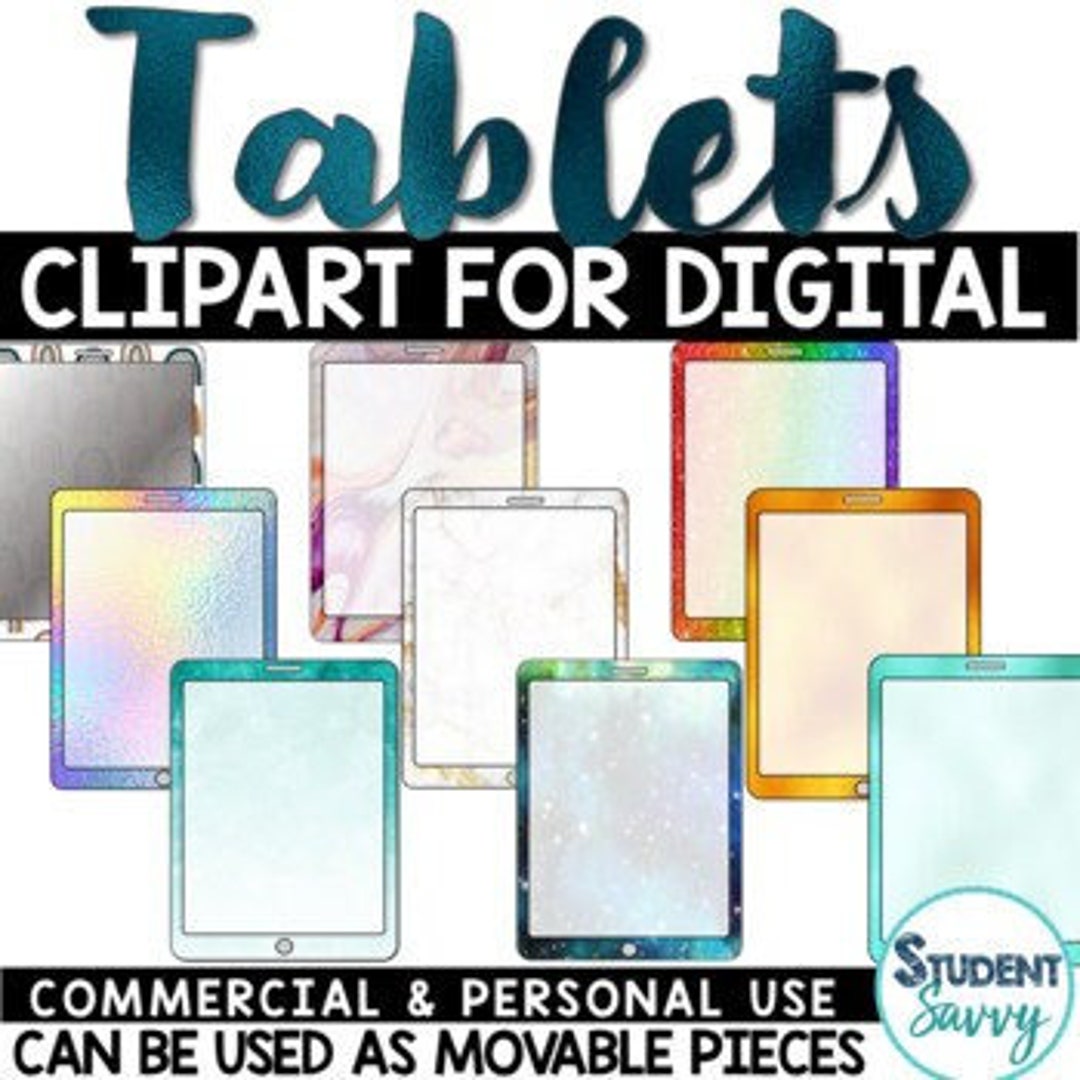 IPad Clipart Movable Pieces | Tablet Clipart Movable Pieces - Etsy