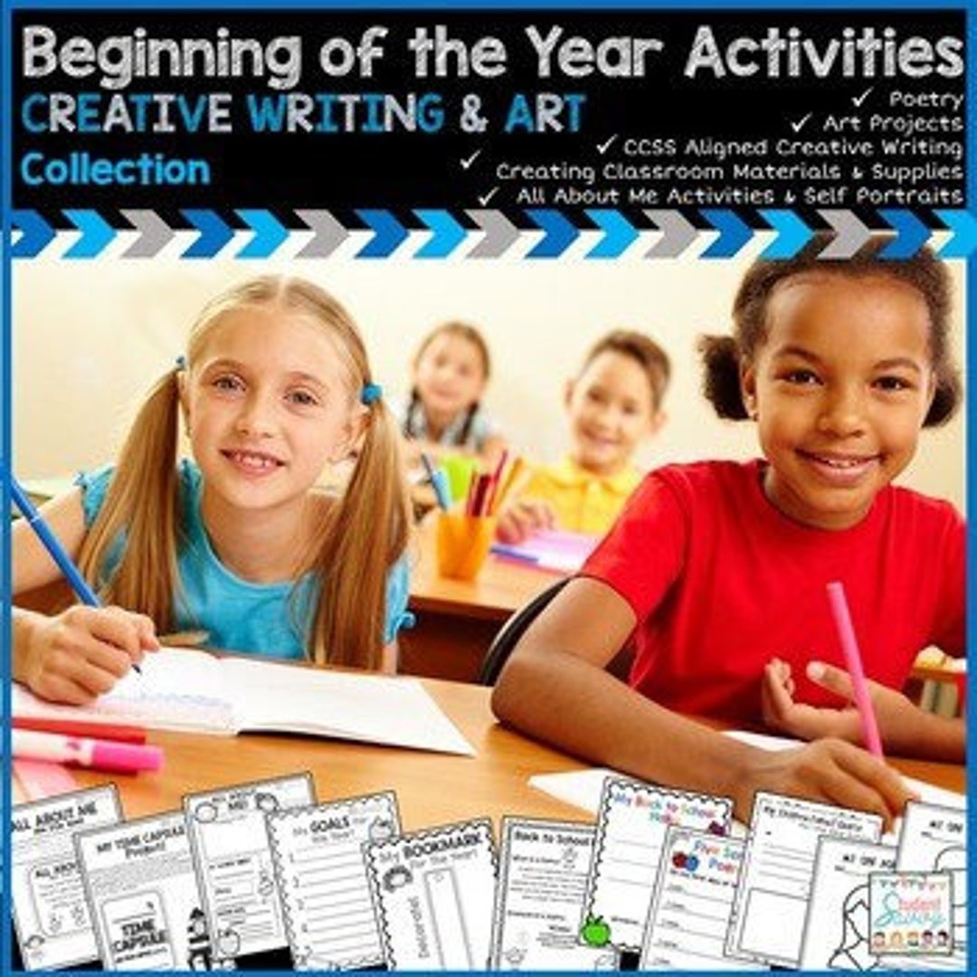 Beginning of the Year Activities - Creative Writing & Art Collection - Etsy