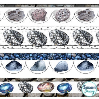 Rock Cycle Bulletin Board Borders Science Decor Middle School Upper ...