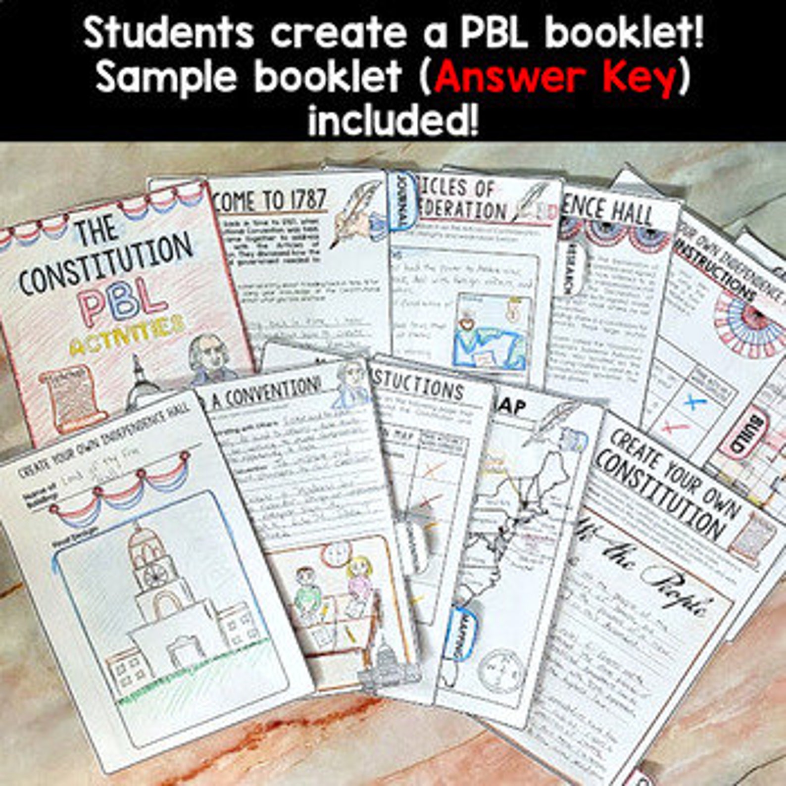 The Constitution PBL & STEM (project Based Learning) - Etsy