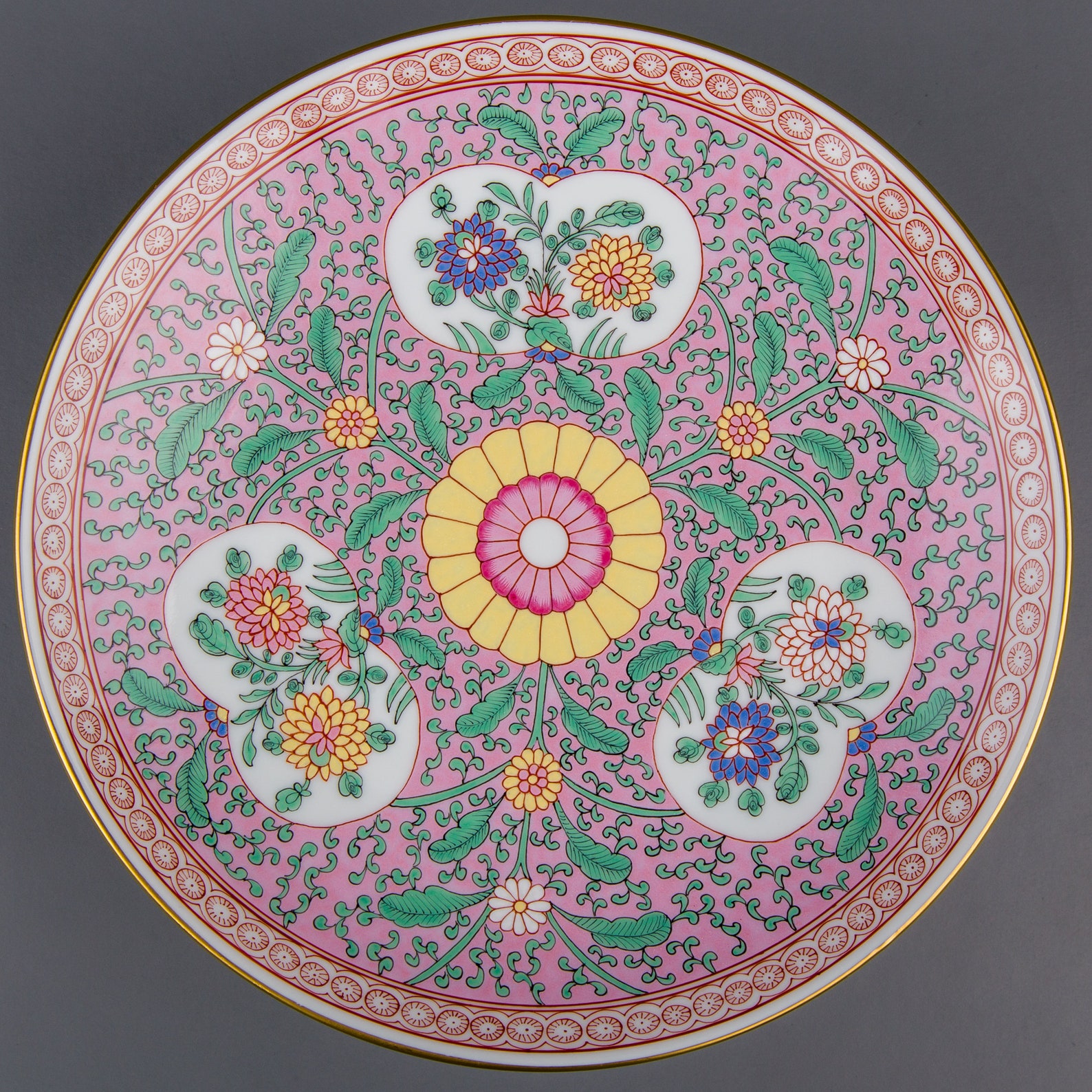 Herend Emaille Rose ERS Pattern 8 Wall Plate 2510/ERS - Etsy