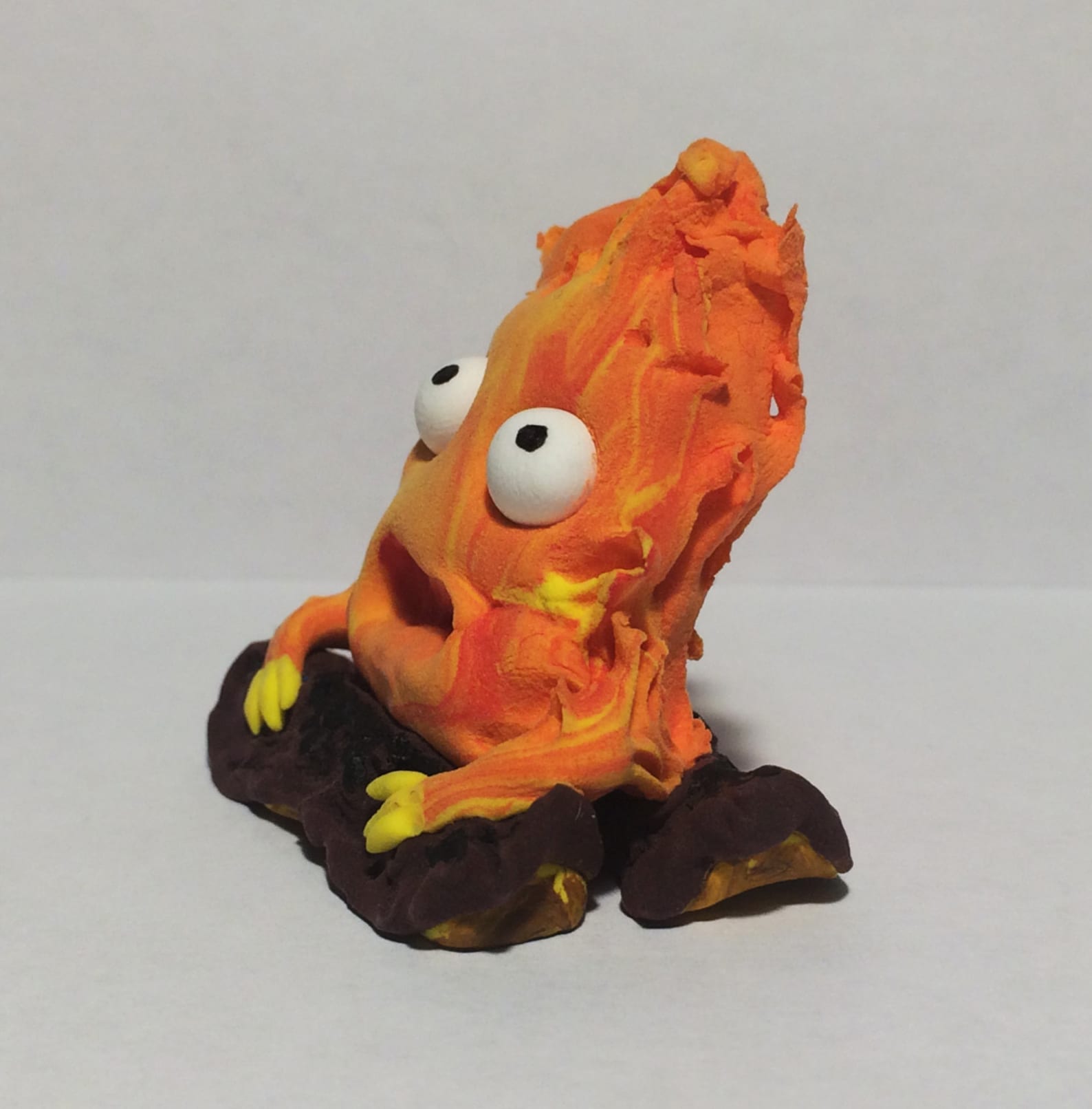 Calcifer Calcifer Fire Demon From Howl's Movingcastle | Etsy