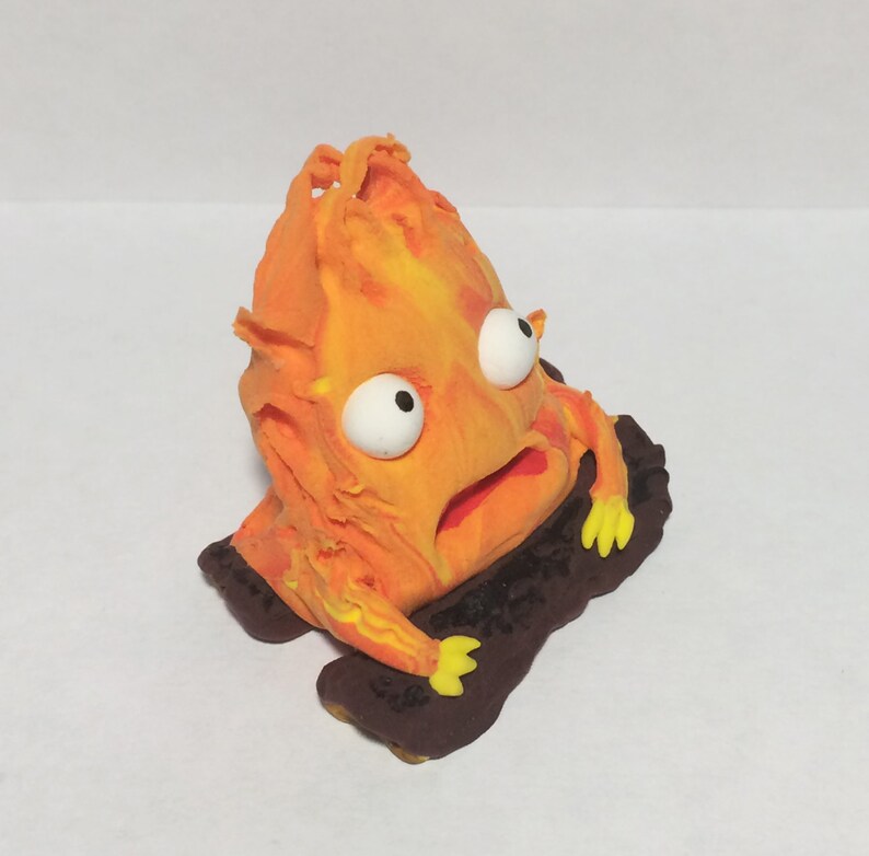 Calcifer Calcifer Fire Demon From Howl's Movingcastle | Etsy