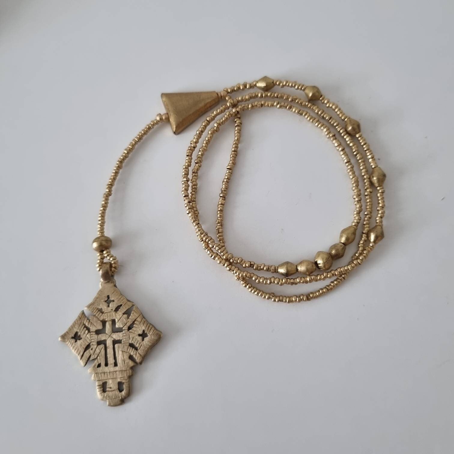 Ethiopian Coptic Cross Long Necklace Coptic Crosses Necklace - Etsy