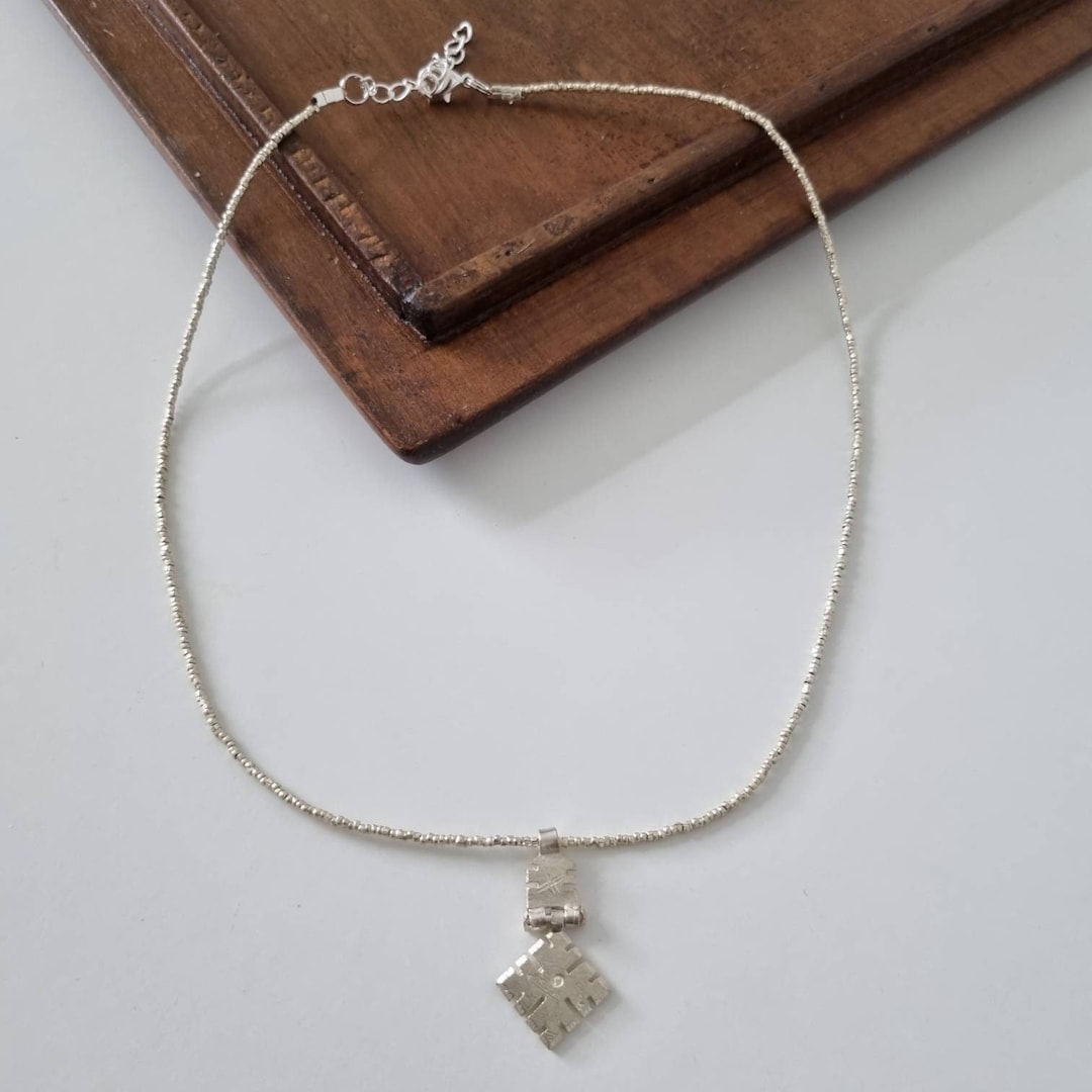 Ethiopian Small Coptic Cross Necklace Short Necklace Orthodox Cross ...