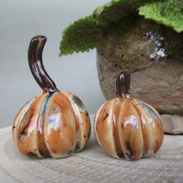 Mini Ceramic Pumpkins - Etsy