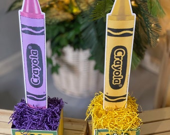Crayon Party Decorations - Etsy