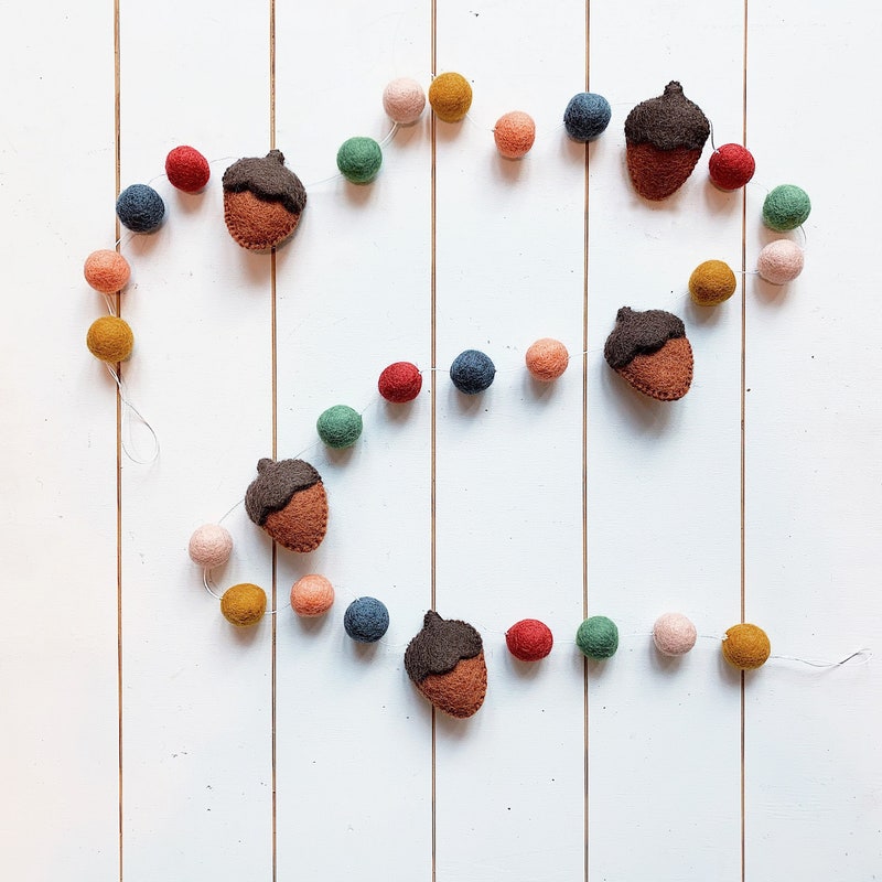 Colorful Acorns - Etsy