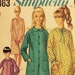 VTG 7363 Simplicity (1967). Simple to Sew. Robe & Nightgown in 2 ...