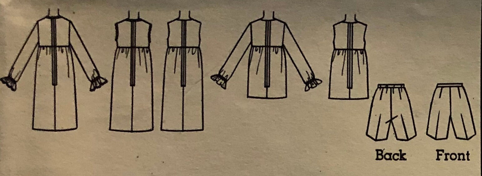 VTG 6516 Simplicity 1966. Girls' One-piece Dress | Etsy