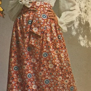 VTG 9112 Simplicity (1970). Misses' Skirt in 2 Lengths, Blouse, Scarf ...