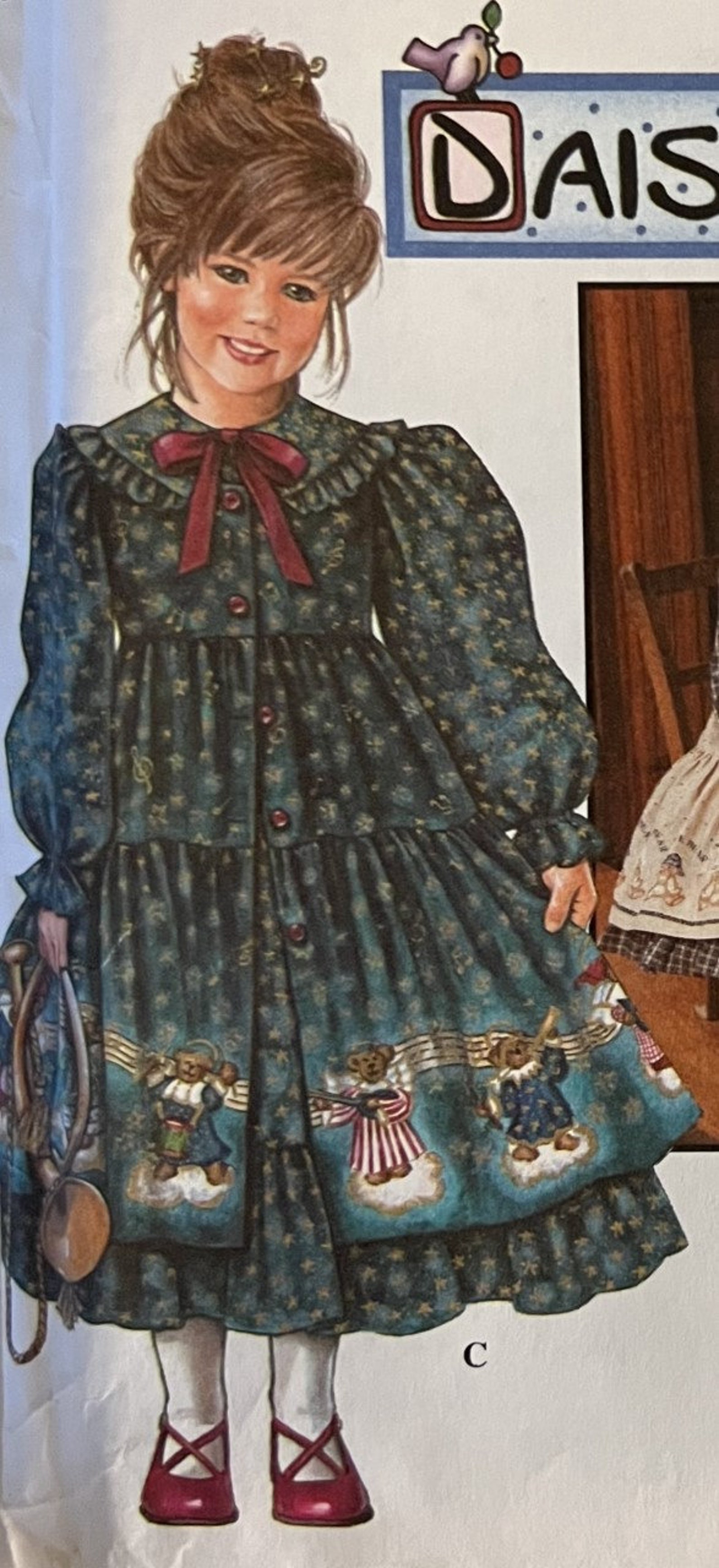 VTG 9706 Simplicity (1997). Daisy Kingdom. Girls' Dress & Pinafore and ...