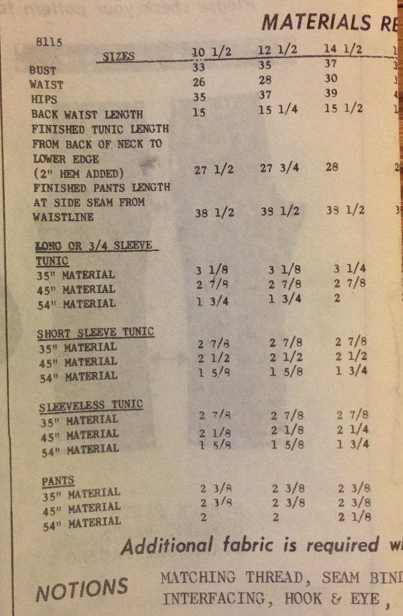 RARE VTG 8115 Kate's Pattern Service 1970's. | Etsy