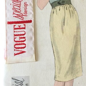 VTG 4991 Vogue (1959). Vogue Special Design. One Piece Dress. Size 12 ...