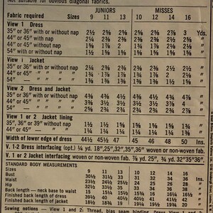 VTG 6099 Simplicity (1965). Juniors' One-piece Dress & Jacket. Size 11 ...