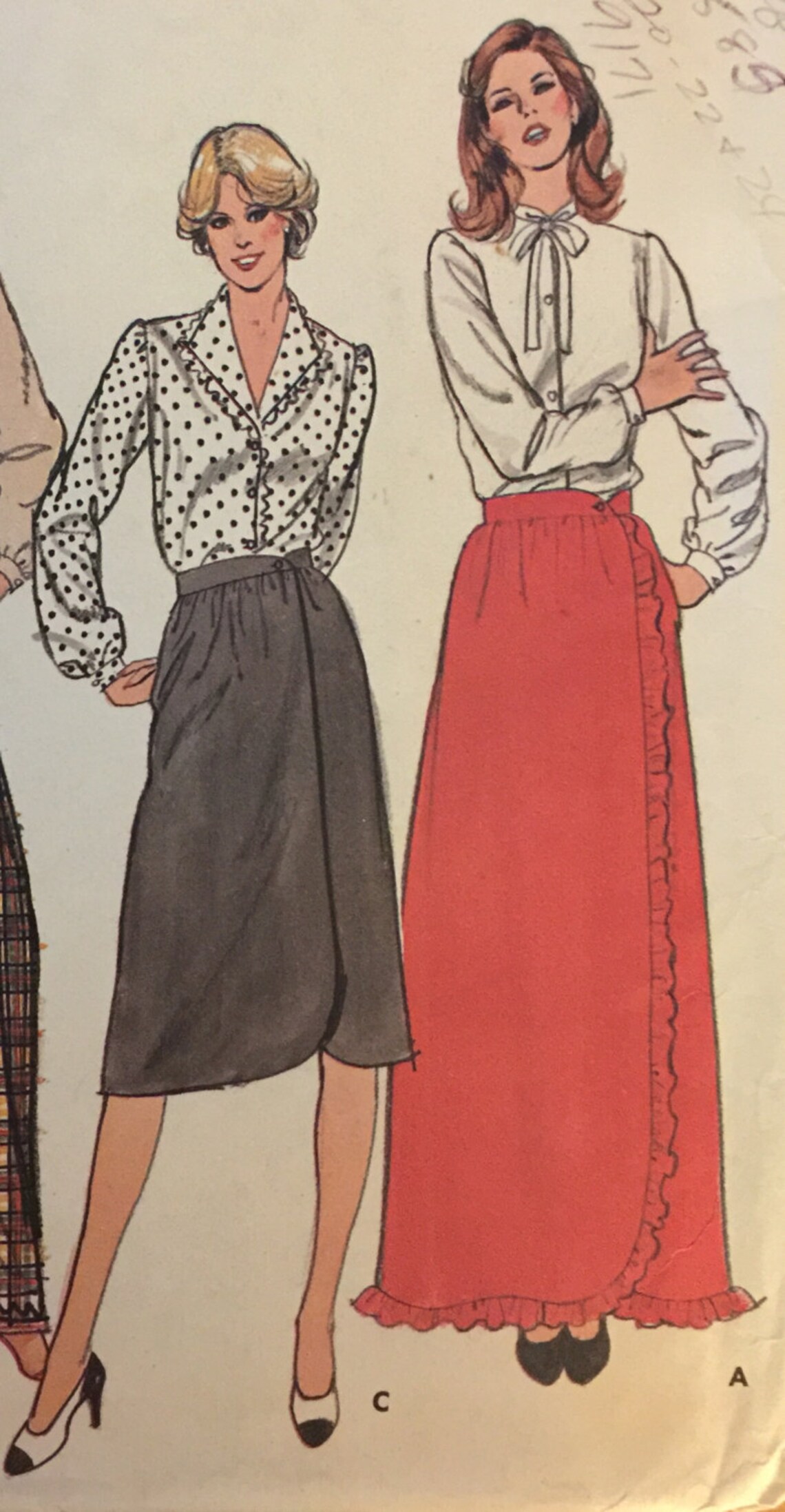 RARE VTG 3570 Butterick (1971). Misses' Skirts. Size 16, Waist 30 ...