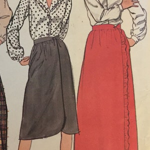 RARE VTG 3570 Butterick (1971). Misses' Skirts. Size 16, Waist 30 ...