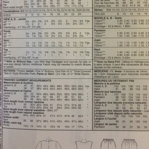 VTG 9562 Mccalls (1998). Woman's Day Collection. Misses' Jacket, Pants ...