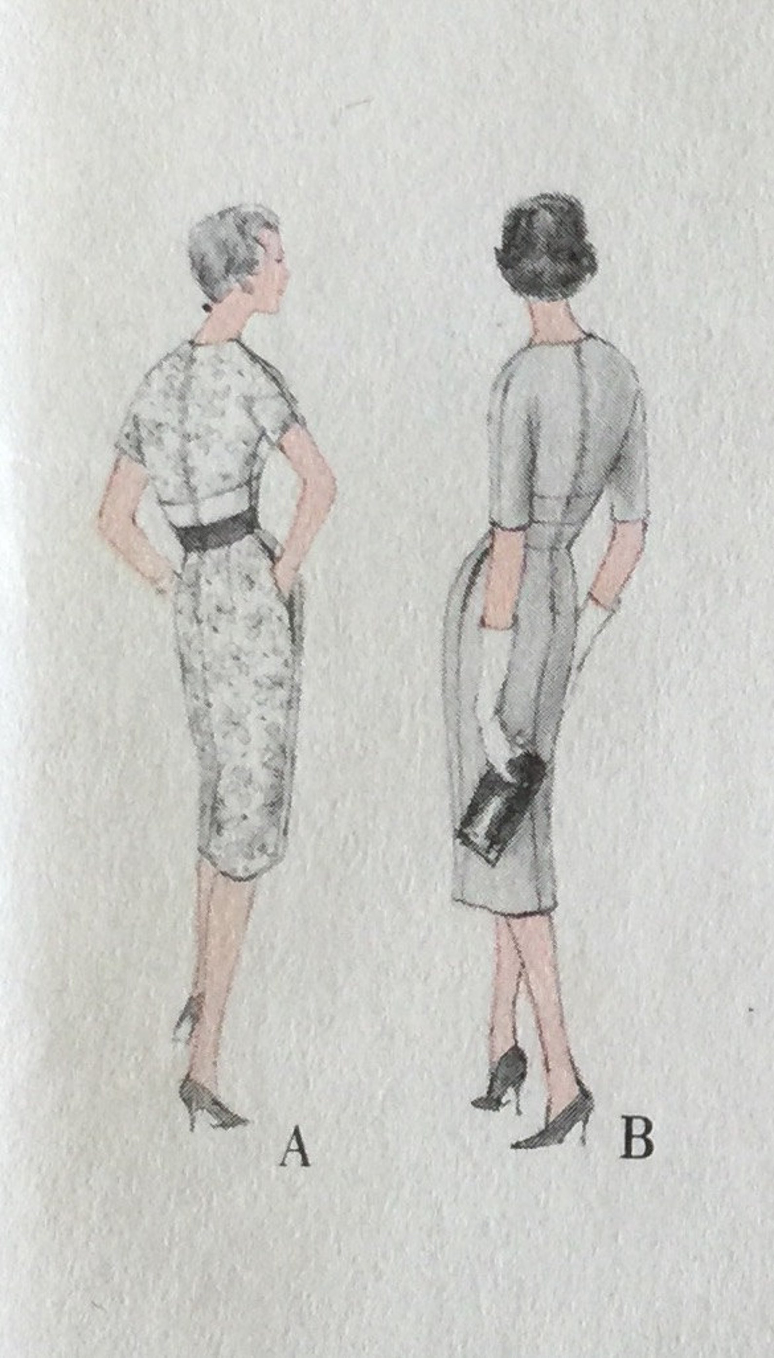 VTG 4991 Vogue 1959. Vogue Special Design. One Piece Dress. - Etsy