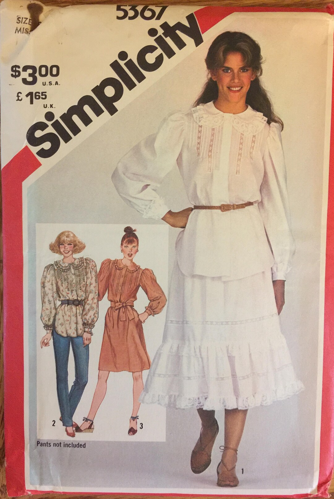 RARE VTG 5367 Simplicity (1981). Misses' Tunic or Mini-dress & Skirt ...