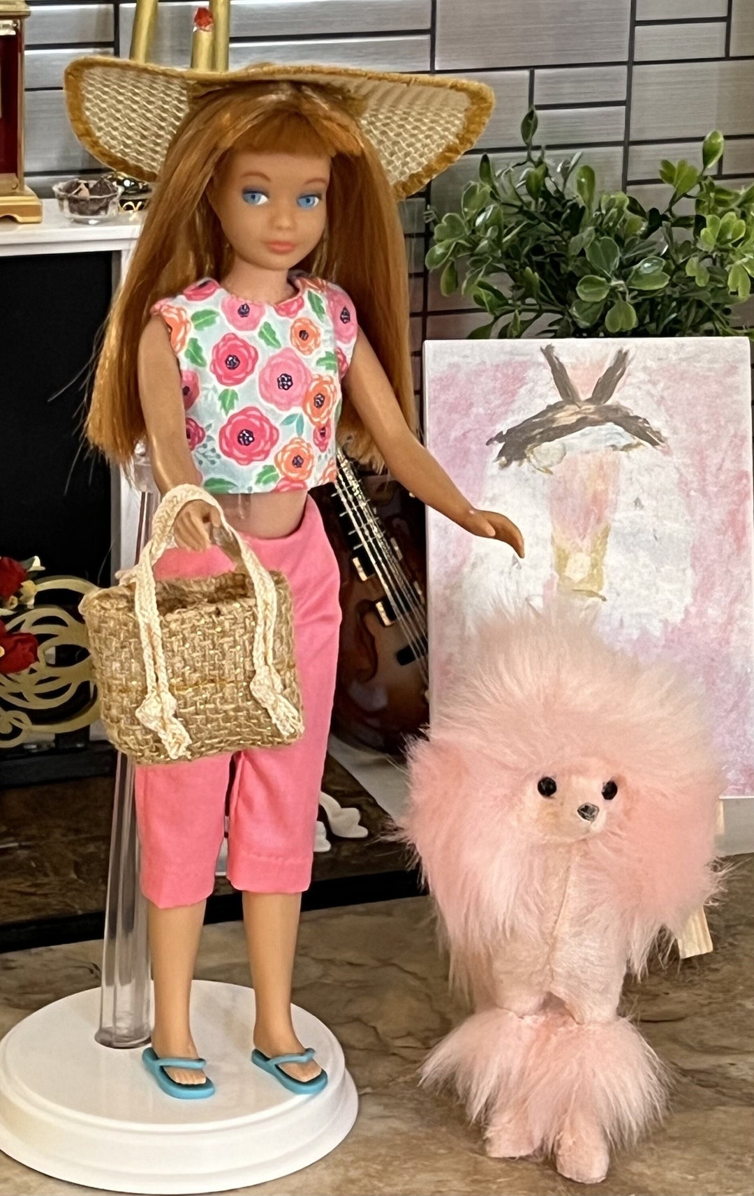 Made-to-order Vintage Skipper Doll Clothes. Top, Pants, Hat, Tote Bag ...