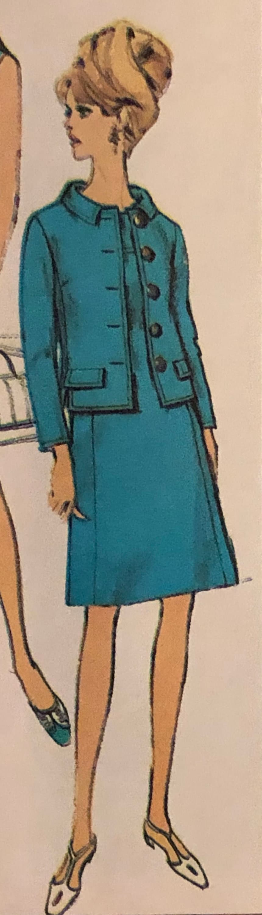 VTG 7301 Simplicity 1967. Designer Fashion. Misses' | Etsy