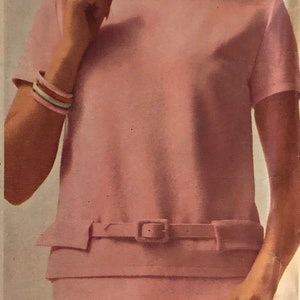 VTG 6407 Simplicity (1966). Designer Fashion. Misses' Two-piece Dress ...